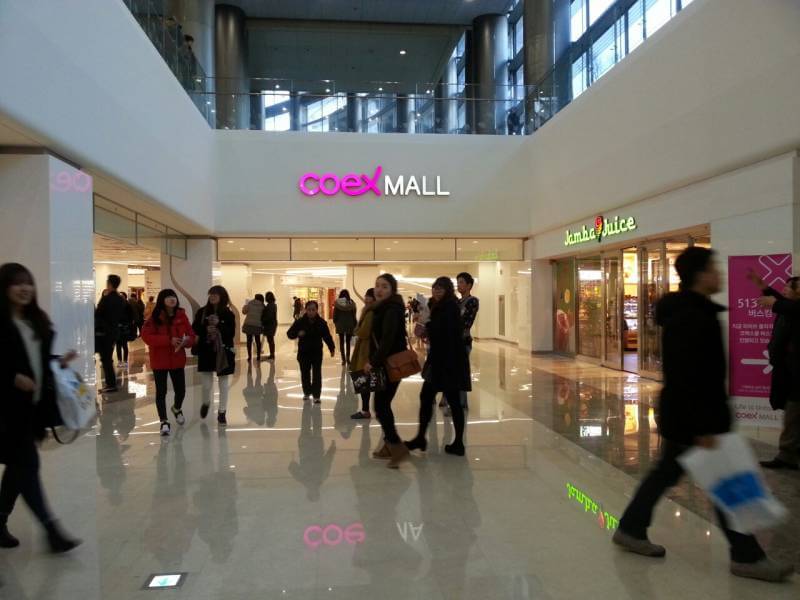 Coex Mall 코엑스 in Seoul, South Korea, Korea Shopping