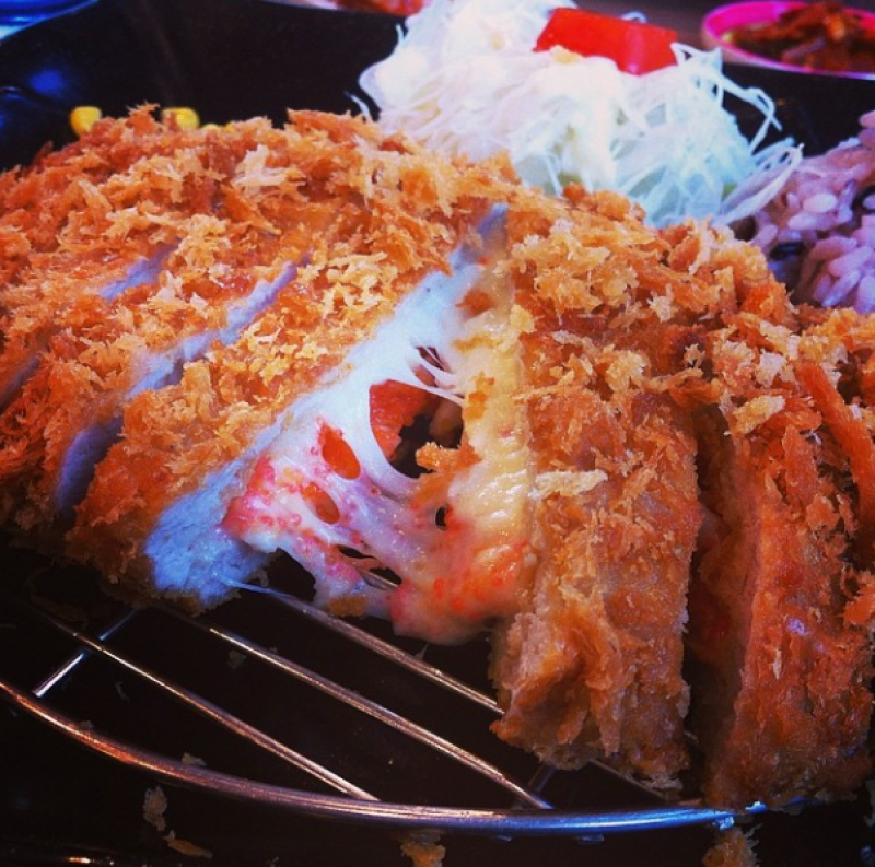 Brand Pork Cutlet (korean name-Donkatsu across from the museum) , Korea ...